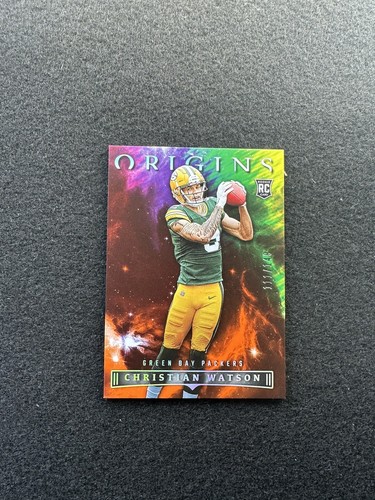 2022 Panini Origins Orange Christian Watson /149 Green Bay Packers #116 ...