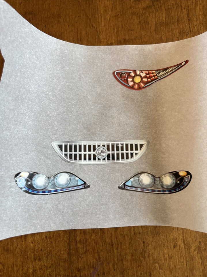 Barbie Pink Convertible Glitter Cruiser Car 2013 Headlight Grill ...