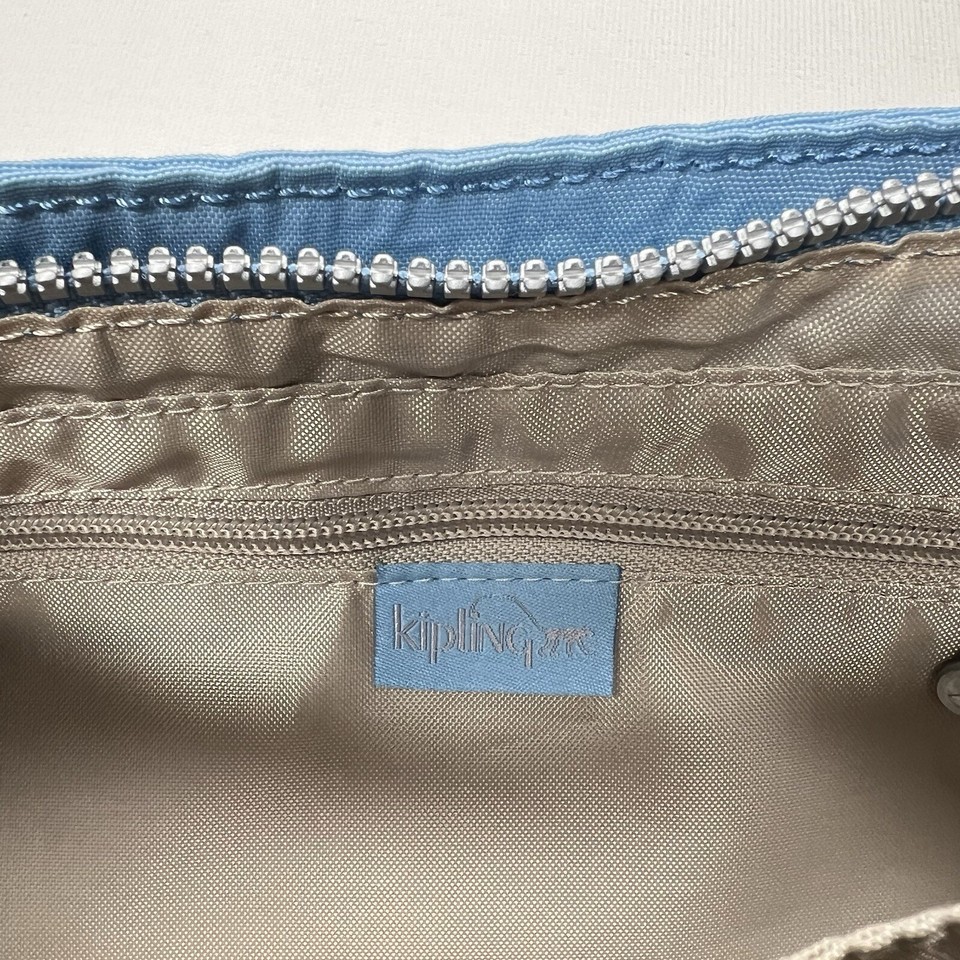 Kipling Syro Bag Blue Purse Crossbody Shoulder Zip Pocket Monkey ...