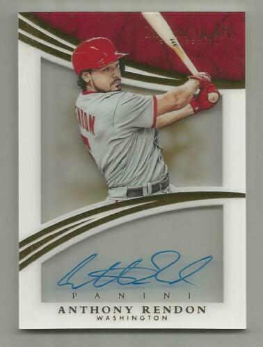 ANTHONY RENDON 2015 IMMACULATE COLLECTION #42 31/49 Autograph Angels ...