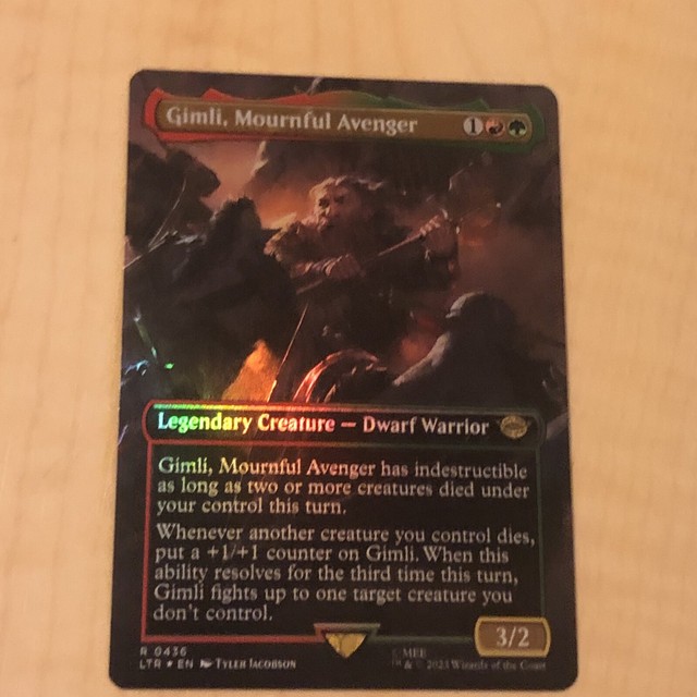 MTG Gimli, Mournful Avenger The Lord of the Rings: Tales of Middle ...