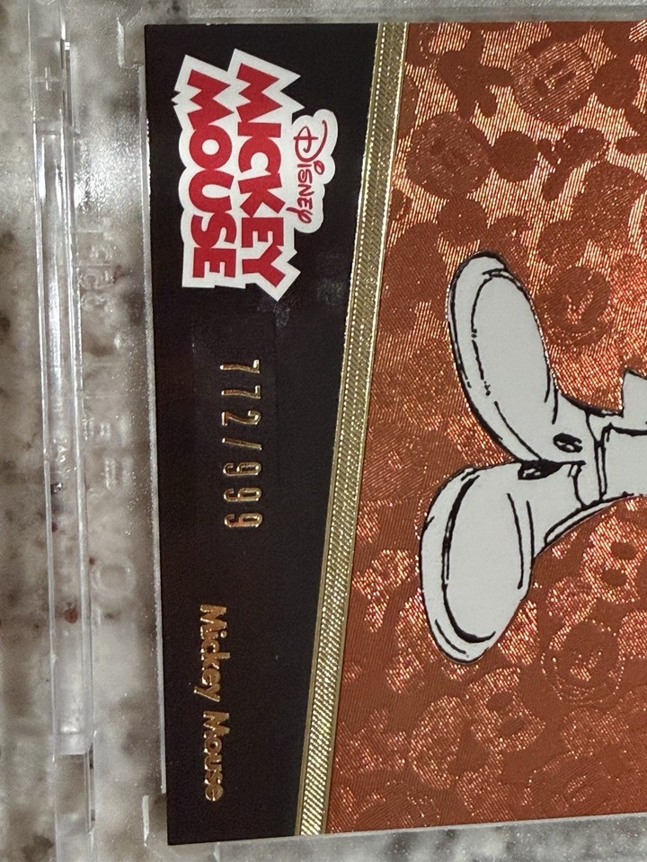 Mickey Mouse Upper Deck Disney's Mickey Mouse #106 /999 | eBay UK