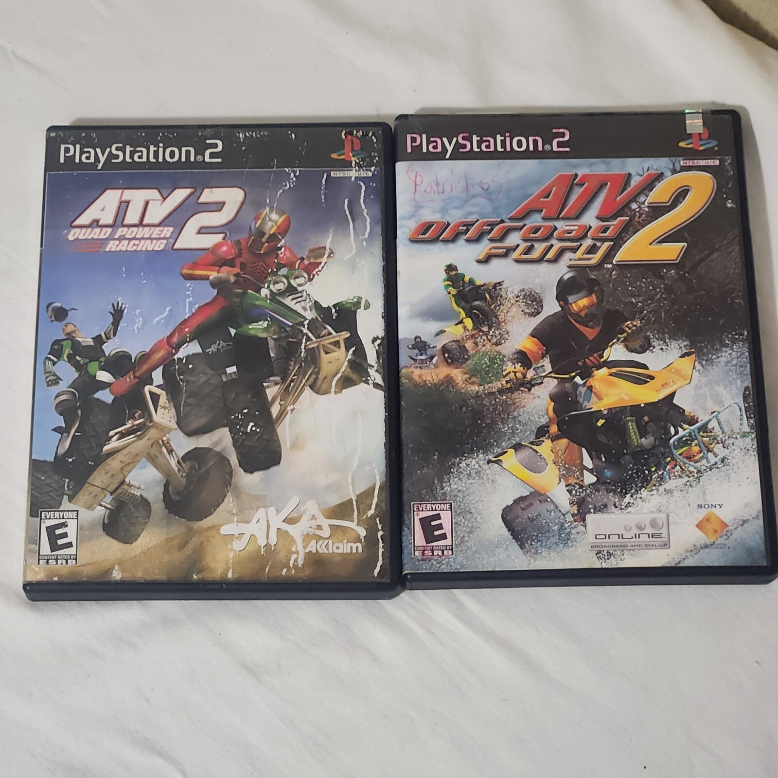 PS2 PlayStation 2 Lot ATV 2 Off Road Fury and Quad Power Racing | eBay