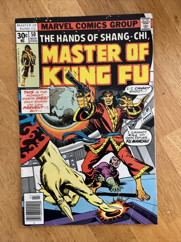 Master of Kung Fu #50 - Marvel Comics - 1977, Fu Manchu. shang chi ...