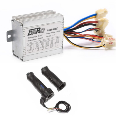 24V 350W Brushed Motor Speed Controller Box Twist Throttle ATV Electric ...