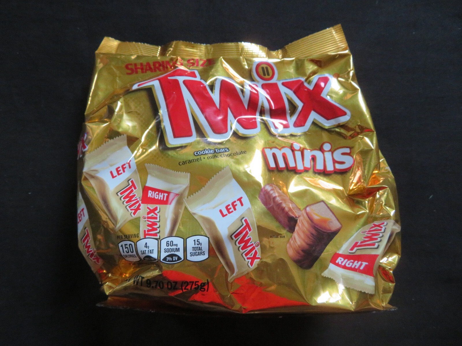 TWIX+Caramel+Minis+Size+Chocolate+Cookie+Bar+Candy+9.7+Ounce+%28Pack ...