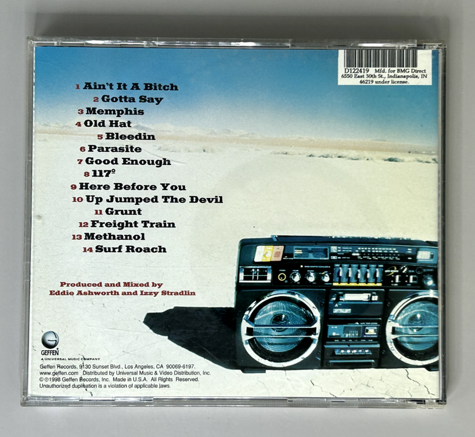 117° by Izzy Stradlin 1998 Used CD BMG Direct Pressing ex-Guns N' Roses ...