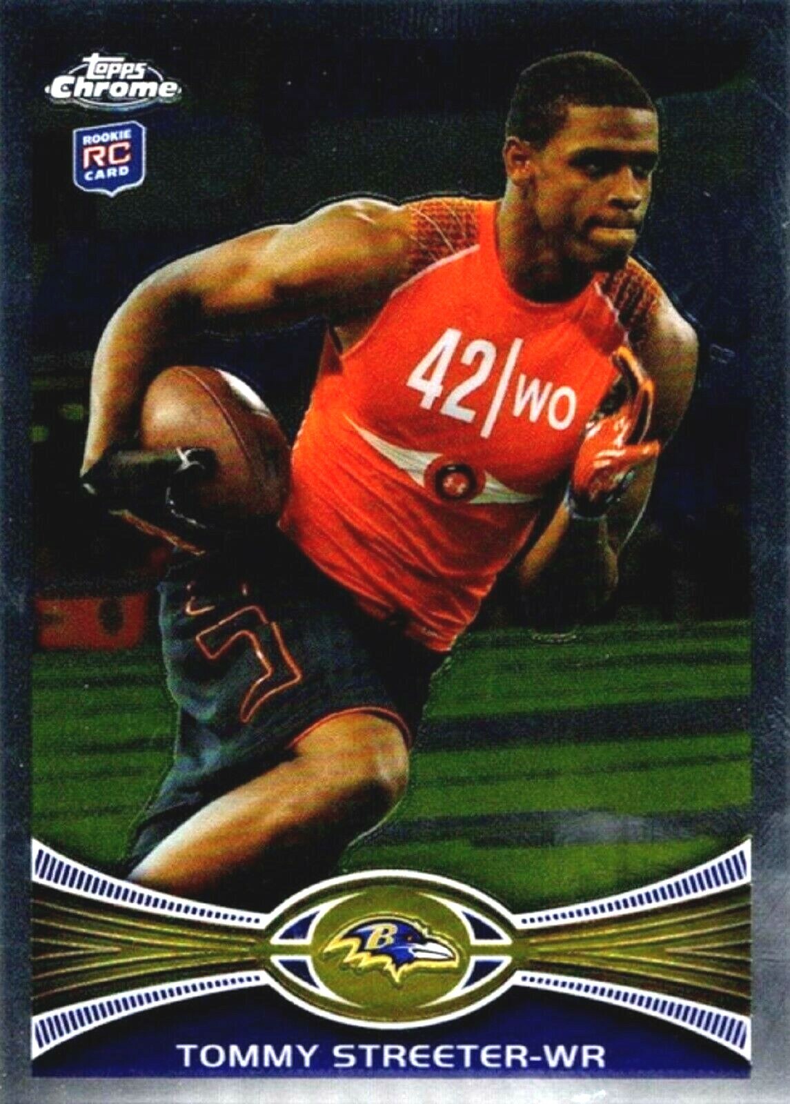 2012 Topps Chrome #81 Tommy Streeter RC Baltimore Ravens | eBay