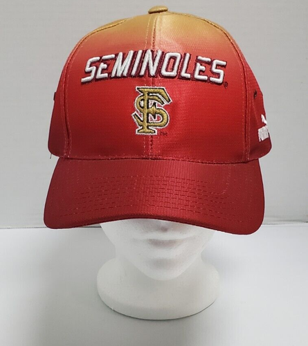 FSU Seminoles Puma Adjustable Hat Cap Garnet to Gold Ombre Colors New W ...