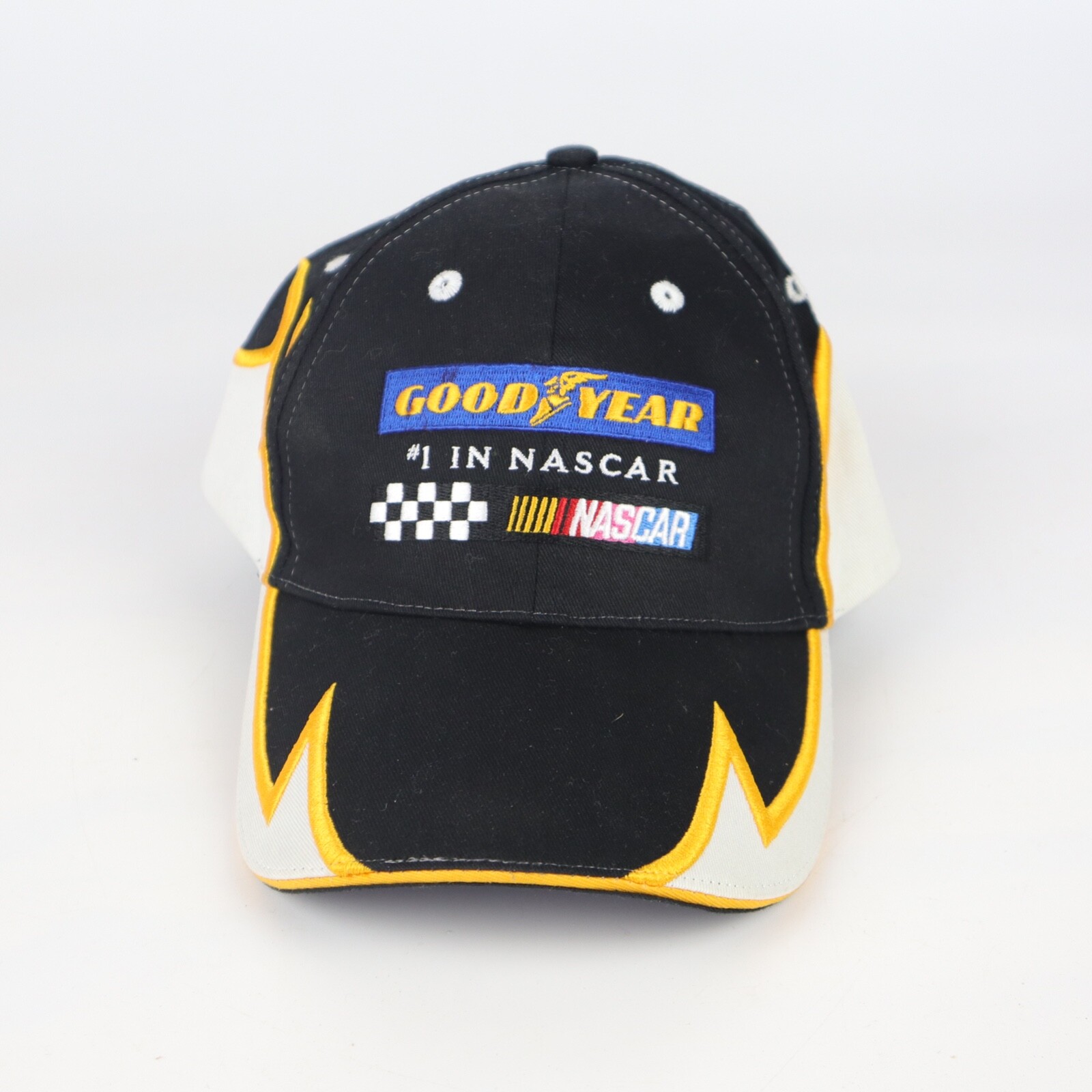 Nascar Goodyear Flames Cap K-Products Trucker Adjust… - Gem