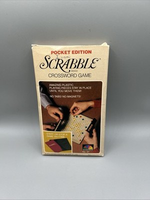Vintage Scrabble Travel Crossword Game Pocket Edition 1978 #27 In ...