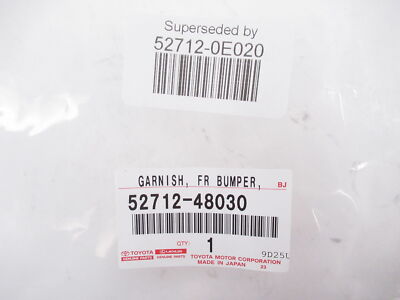 Genuine OEM Lexus 52712-0E020 Driver Front Bumper Garnish | eBay