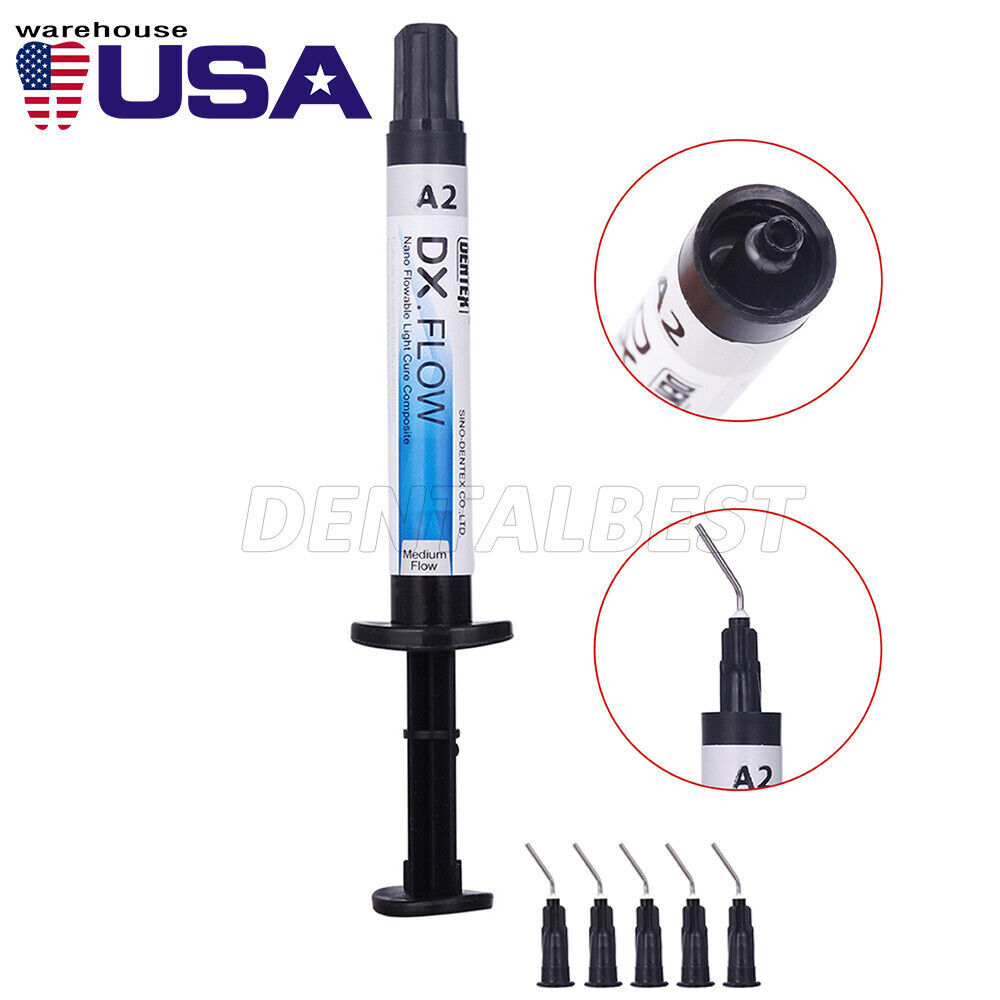 DX.FLOW DENTEX Dental Flowable Light Cure Composite Resin Medium Flow ...