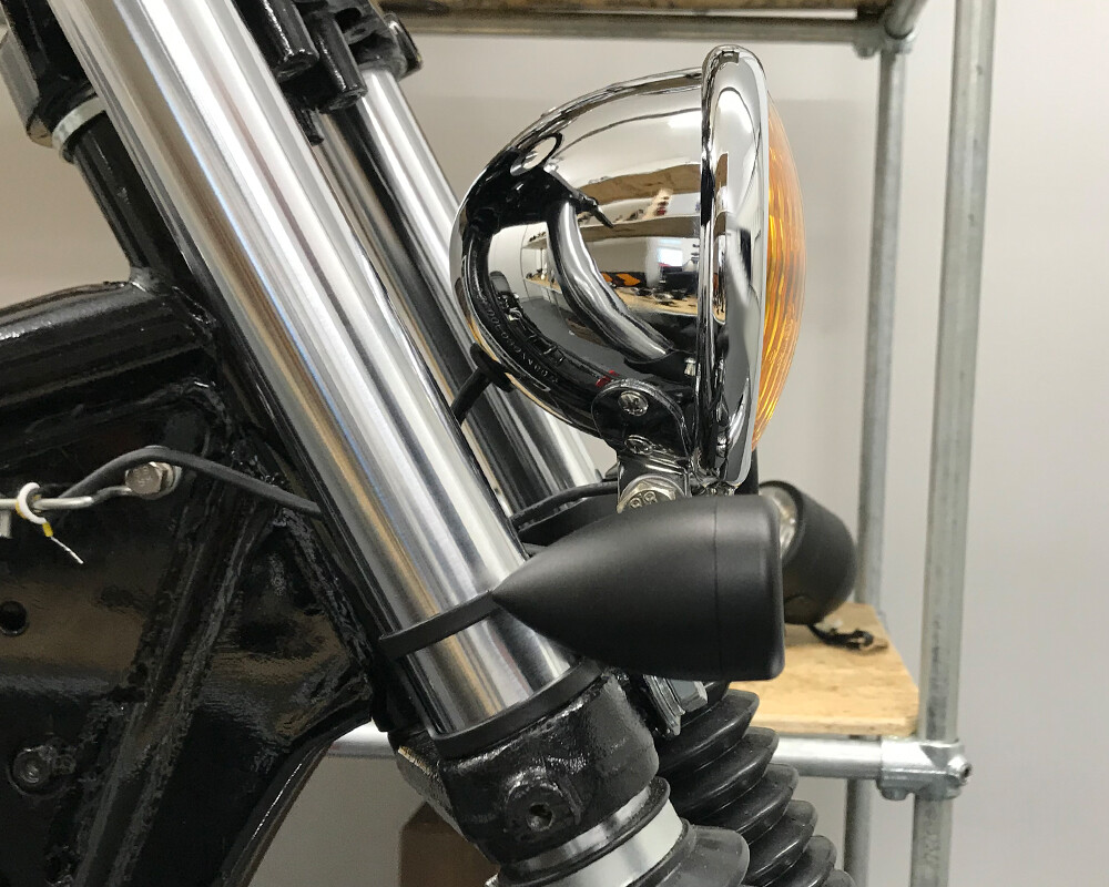 Motorcycle Front Indicators Turn Signals LED with Driving Lights ...