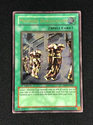 YUGIOH MACHINE DUPLICATION RDS-EN041 1ST ULTIMATE LIGHT PLAY | eBay