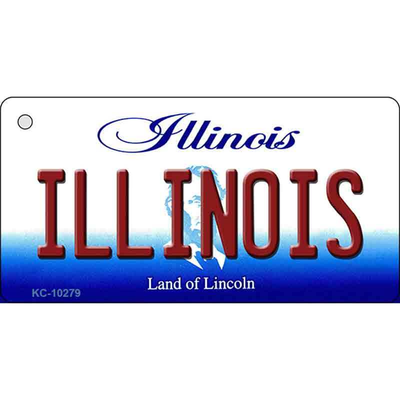 Illinois State License Plate Tag Key Chain KC-10279 | eBay