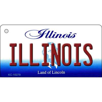 Illinois State License Plate Tag Key Chain KC-10279 | eBay