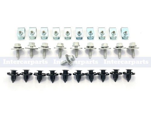 Undertray Under Engine Cover + Fitting Kit for Nissan Qashqai Mk2 J11 ...