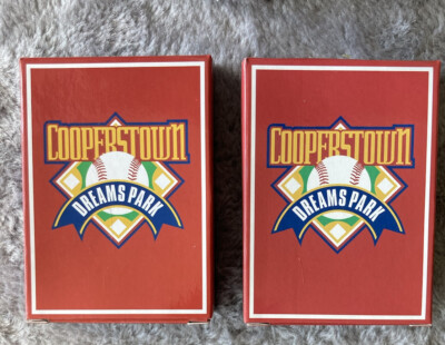 (2 Decks) Standard Playing Cards Red/Blue New Cooperstown Dreams Park ...