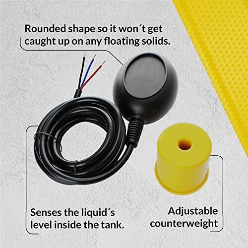 - Water Level Meter Sensor - Float Switch for Sump Pump - Dual Function ...