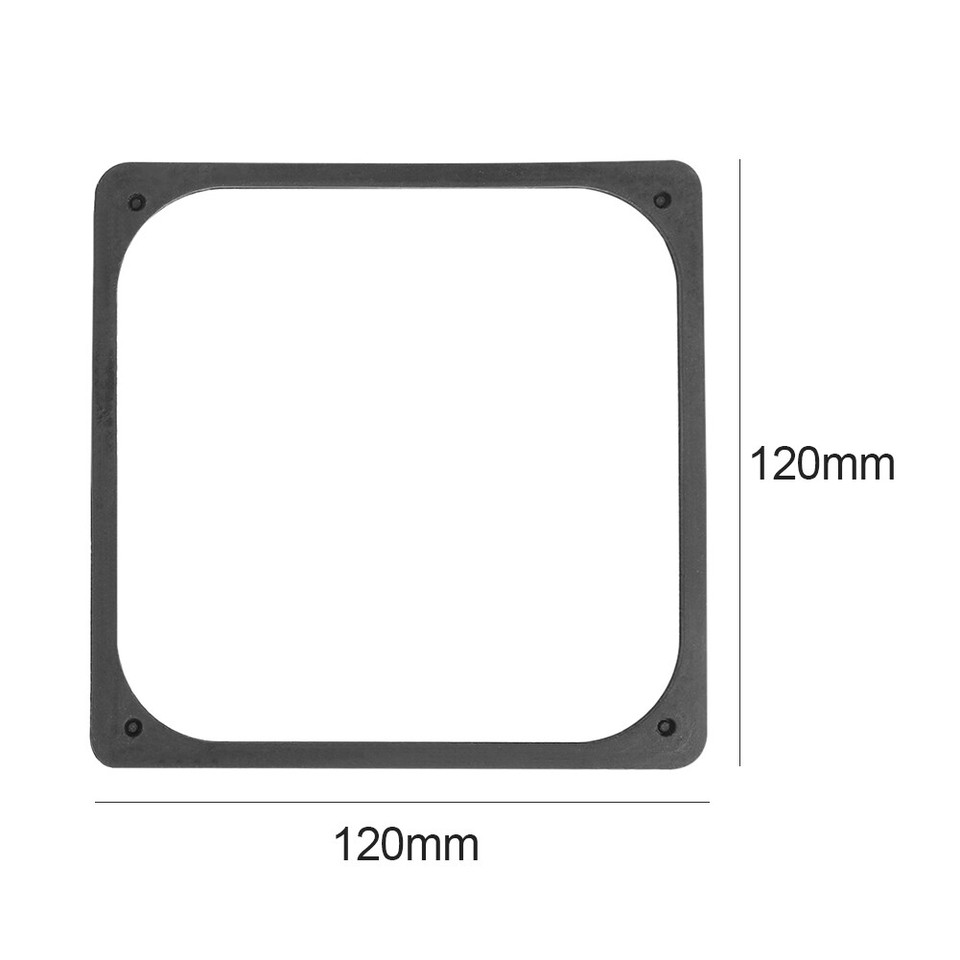 2pcs Anti Vibration Silicone Rubber Fan Gasket for PC Computer Case Fan ...