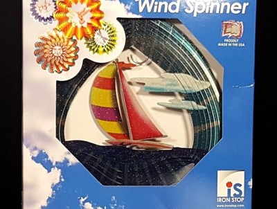 New Steel Sailing Boat Wind Spinner Made in USA, Size 10 Inch, See ...