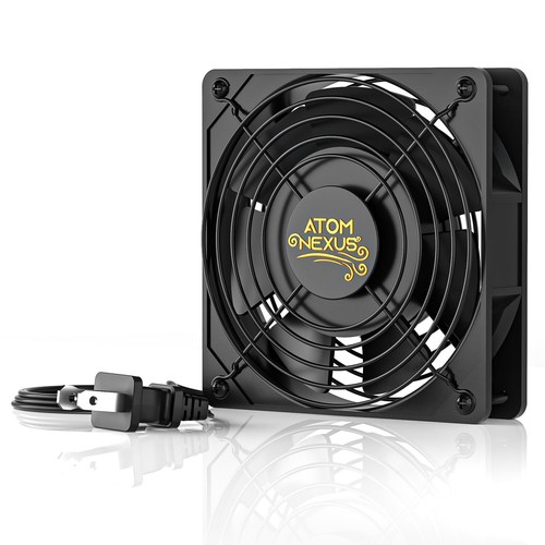 AC Axial Fan AN1225 120V Computer Fan with AC Plug Quiet Muffin Fan ...