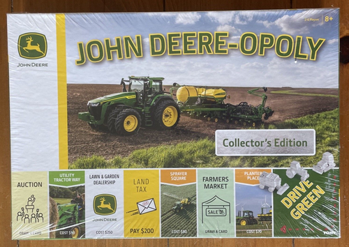 John Deere - Opoly Collector's Edition Board Game 2021 Farm Tractor ...