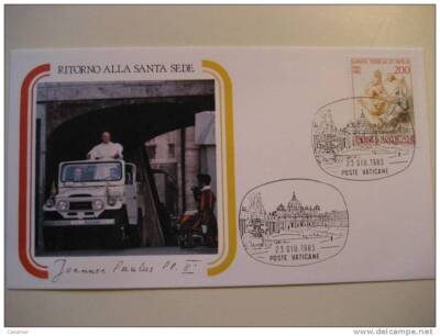 Juan Pablo 2° Visita 1983 Polonia Return Vaticano Car Jean John Paul ...