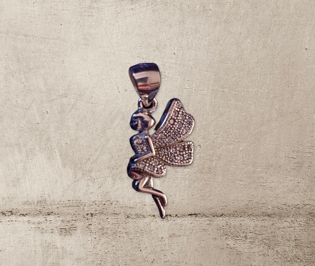 Pendent and chain Sterling silver angel. | eBay UK