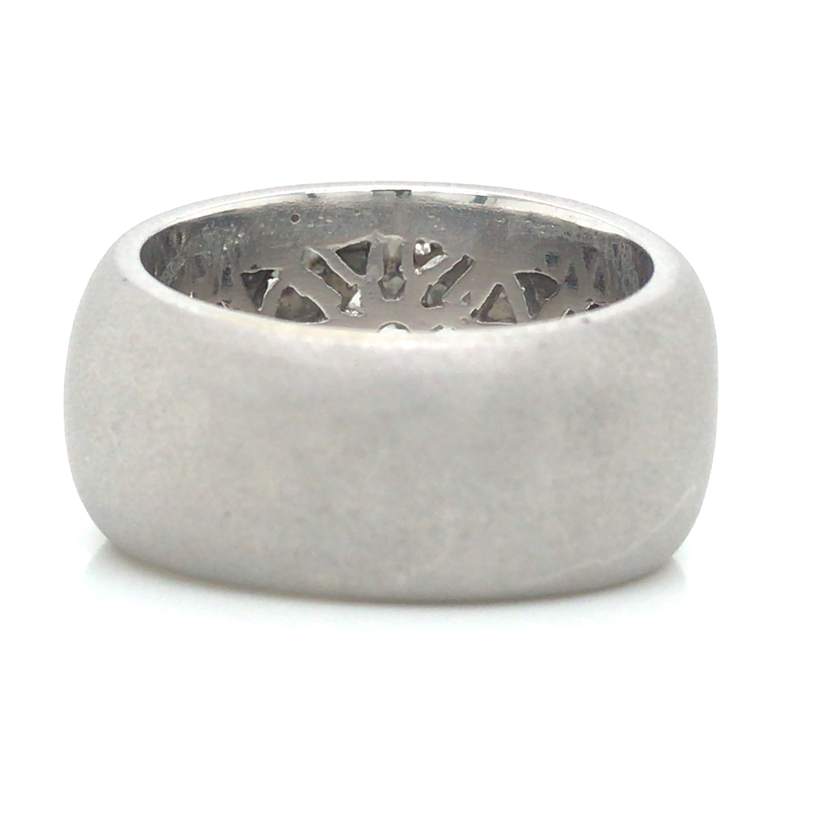 14K Diamond Gents Ring White Gold - Gem