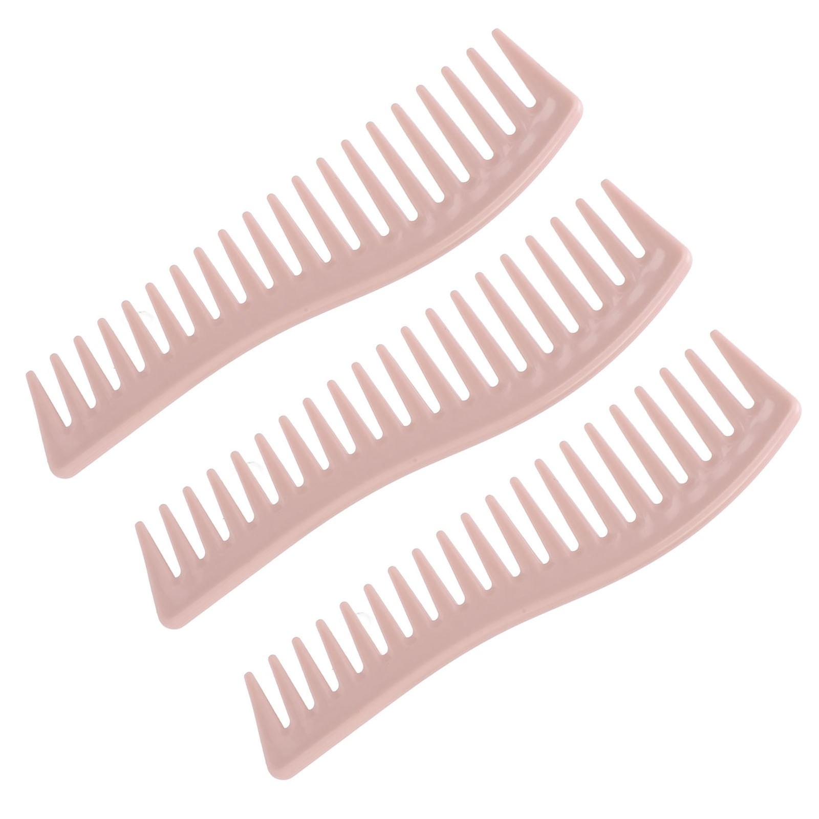 10PCS Hair Detangling Comb Plastic Wide Tooth Compact Professional ...