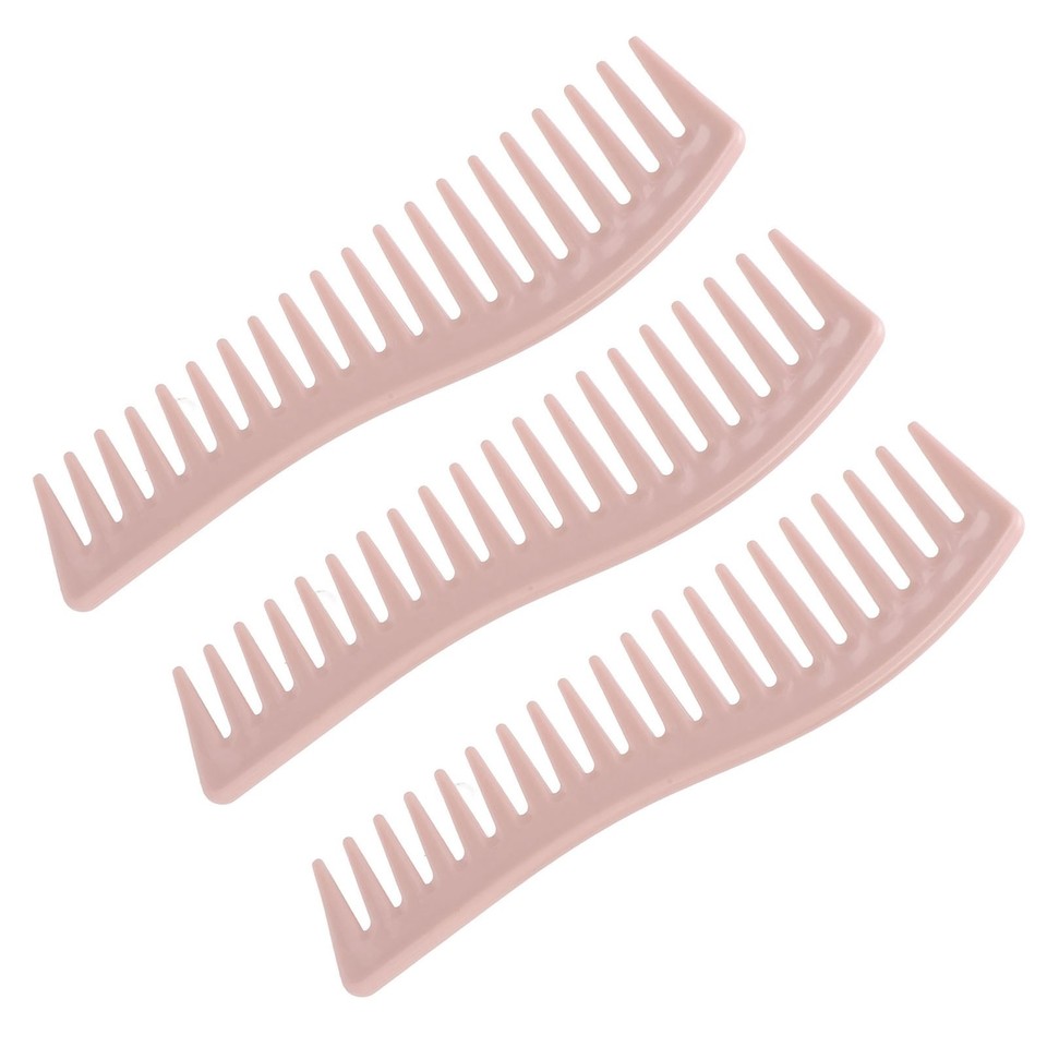 10PCS Hair Detangling Comb Plastic Wide Tooth Compact Professional ...