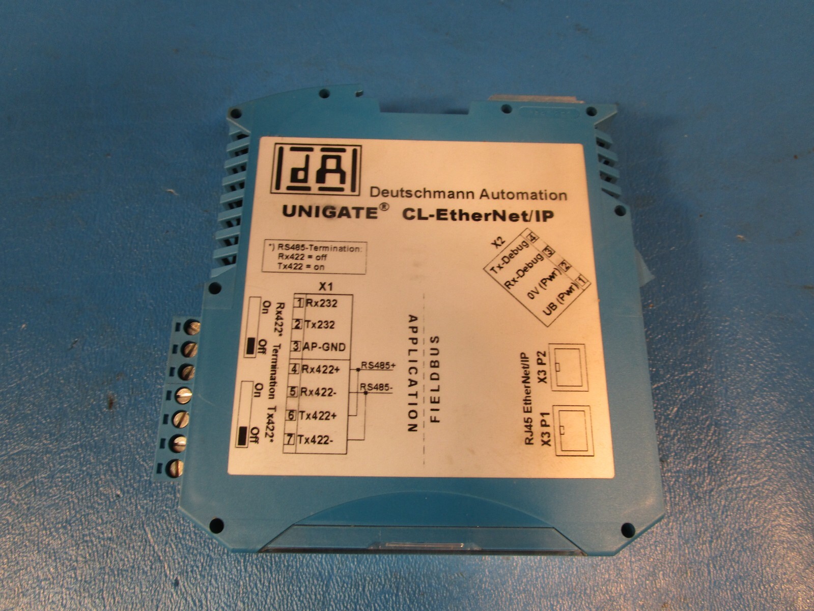 USED, Unigate V3819 CL EtherNet/IP Gateway, 2 Port, DEUTSCHMANN ...