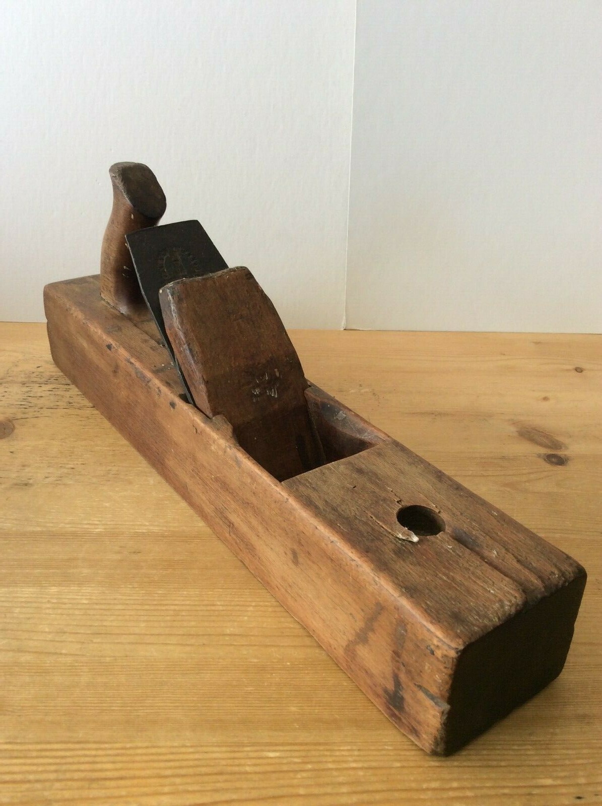 Antique Wood Plane 16" James Howarth Blades by New York Tool Co #12 ...