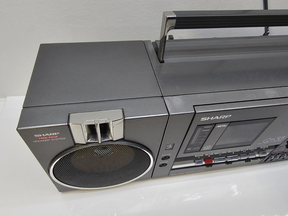 SHARP Qt 38 Boombox Radio Stereo Cassette, Made in Japan | eBay