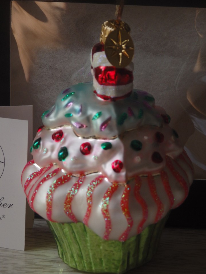 Christopher Radko Mini Confection Cake Christmas Ornament NIB! Mint! | eBay