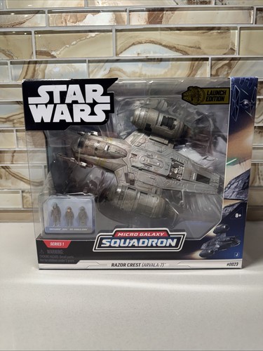 Star Wars Micro Galaxy Squadron Razor Crest Arvala-7 Launch Edition ...
