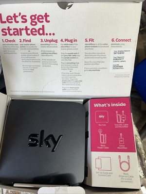 Sky Fibre Hub Broadband Wireless Router | eBay UK