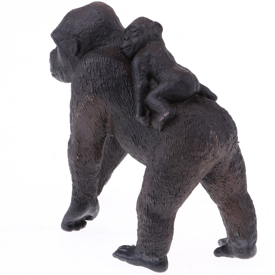 4pcs Realistic Gorilla Model Animal Figures Mini Jungle | eBay Australia