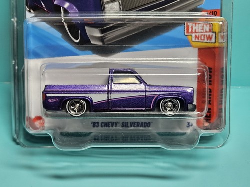 CUSTOM Hot Wheels Purple 83 SILVERADO Dollar General Exclusive Real ...