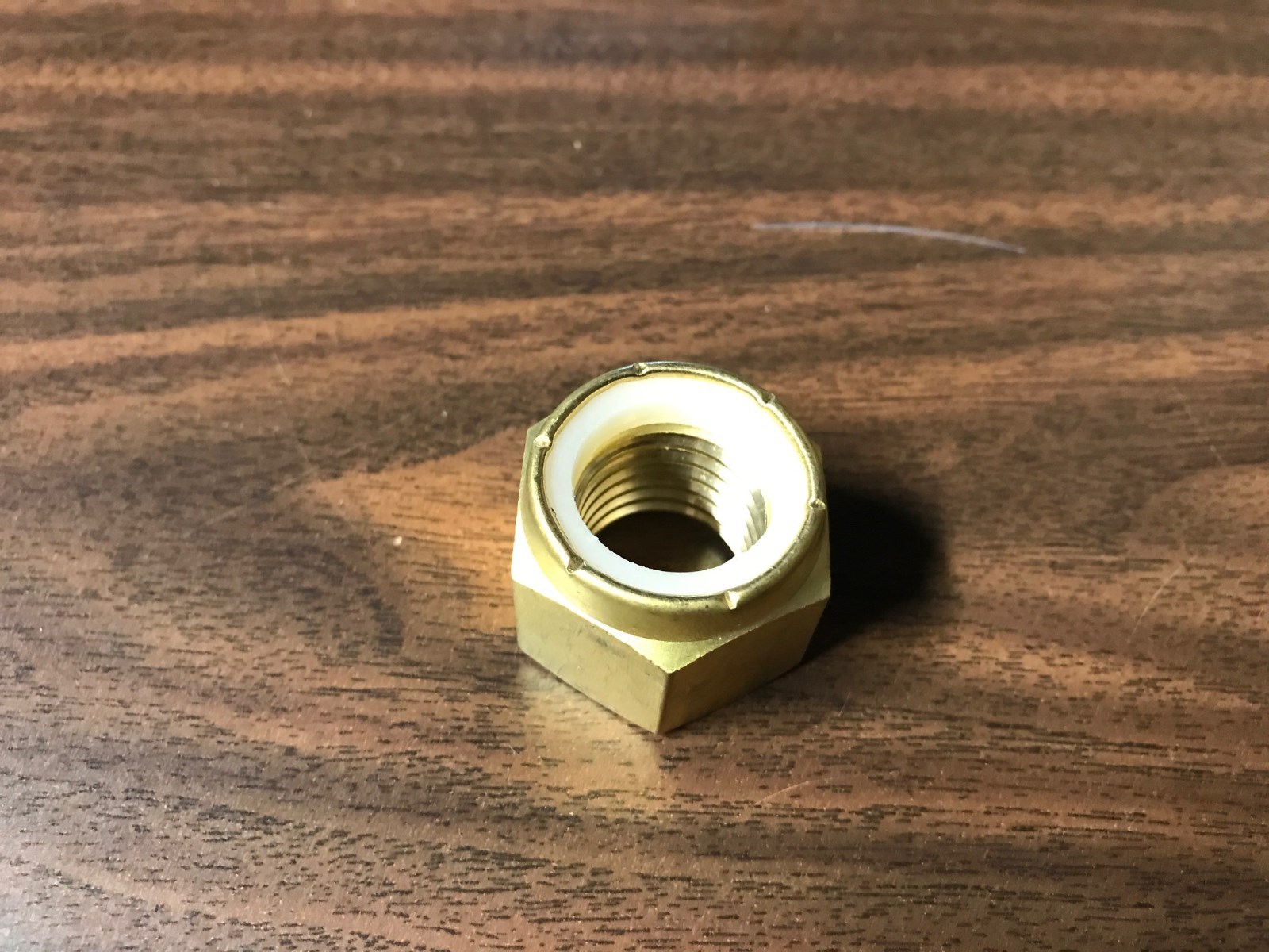 7/8-9 Brass Prop Nut with Nylon Insert (1-1/4" Shaft) | eBay