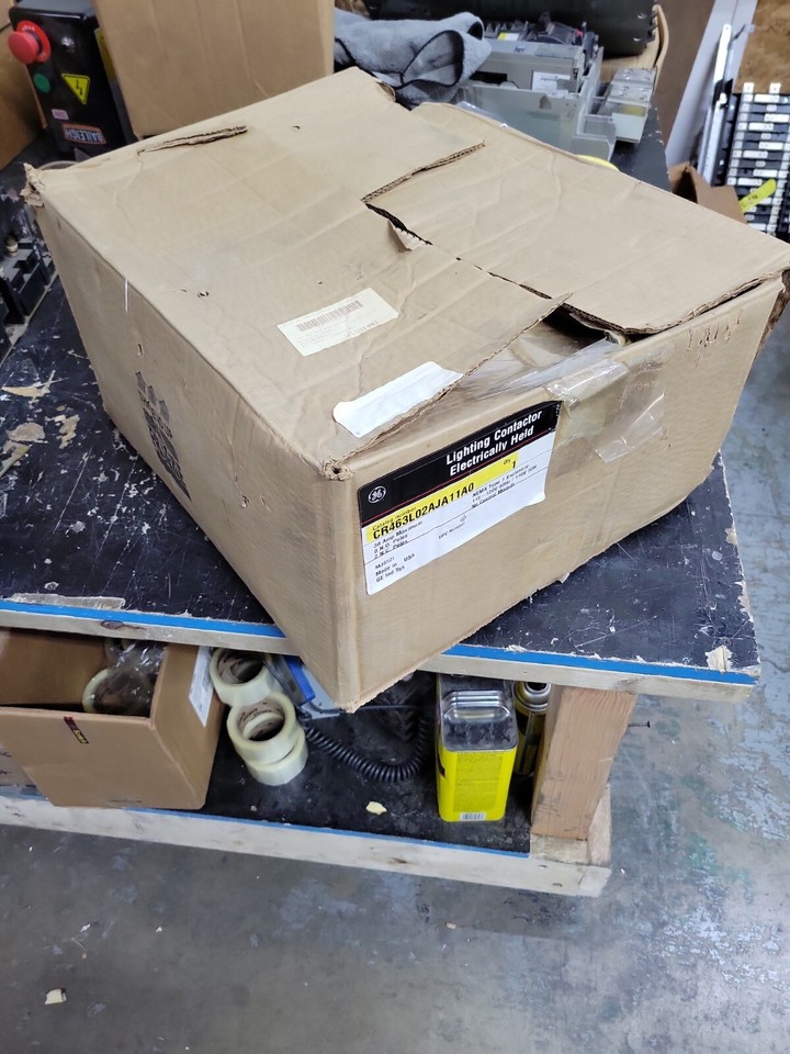 NIB GE Lighting Contactor CR463L02AJA11A0 W/ 120V Coil NEW NO POLES ...