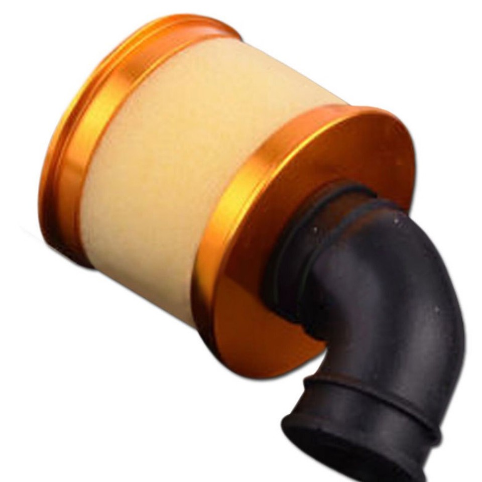 For Nitro Powered 1/10 RC Car Metal Engine Air Filter Spare Carburetor ...