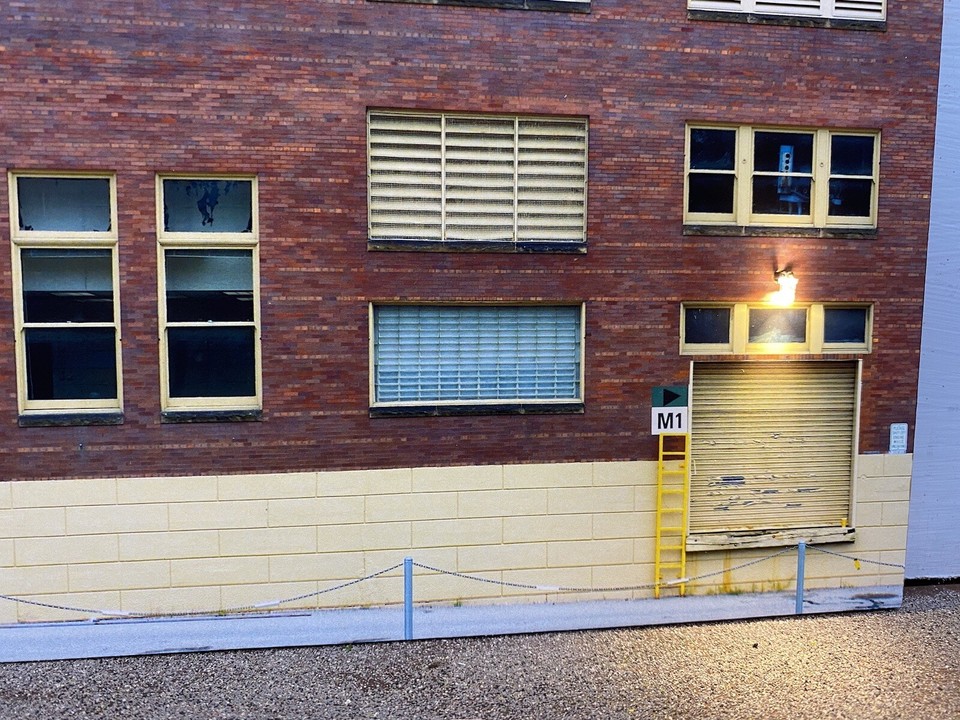 G Scale Scratch Built "Back Factory" Pittsburgh LED Building Front LGB ...