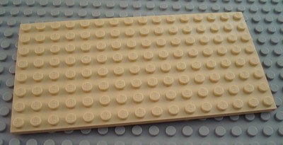 LEGO Tan 8x16 Flat Building Plate Piece from 79109 7346 4644 | eBay