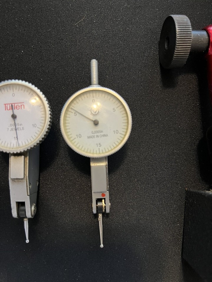 Lot of 3 Dial Indicators (Turlen, Fowler, Aerospace) w/ 2 Adjustable Arm Magnets | eBay