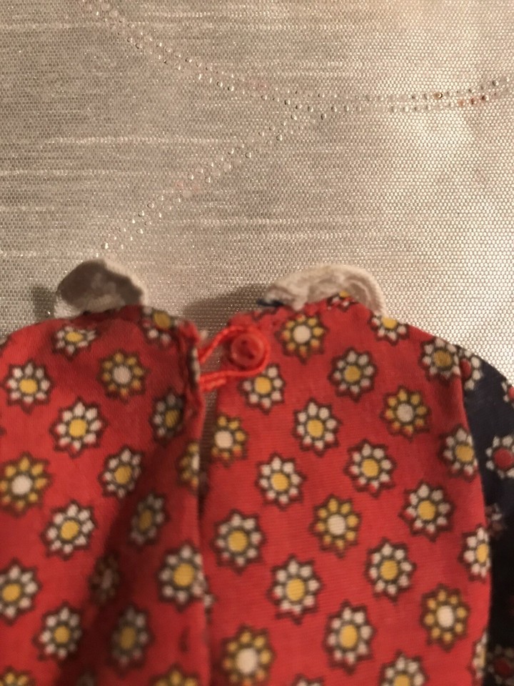 Vintage Barbie Best Buy #9164 Blue Red Peasant Dress | eBay