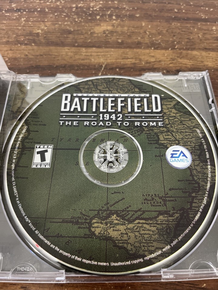 Battlefield 1942: The Road to Rome Expansion Pack (PC, 2003) CD-Rom | eBay