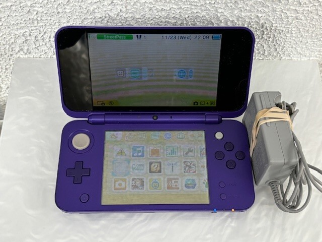 Nintendo 2DS XL Purple Handheld System Console Tested Working *NO ...